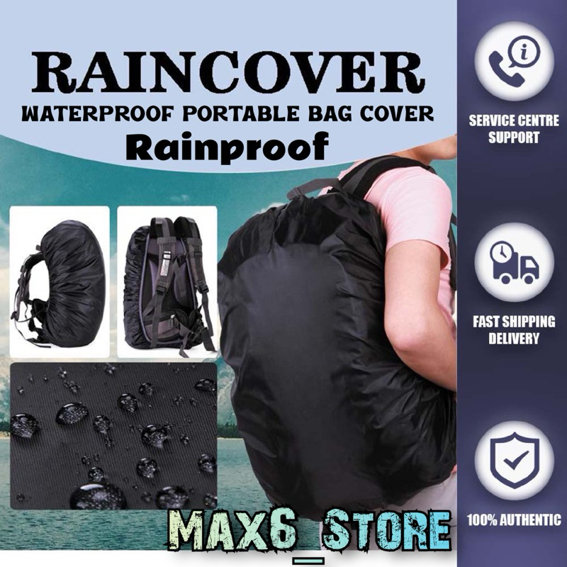 Bag Hujan Cover 35-80L Waterproof Outdoor Large Ultra Light Elastic ...