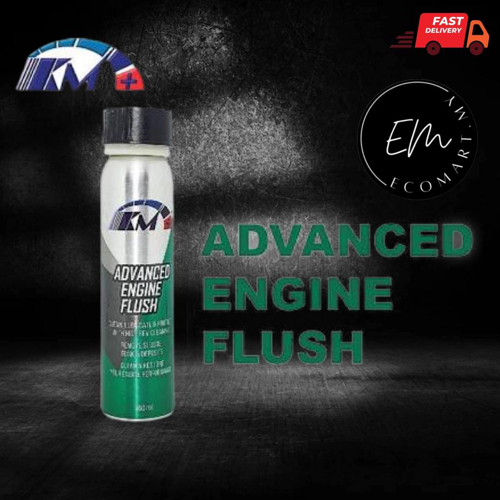 KM+ ADVANCED UNIVERSAL ENGINE FLUSH TREATMENT PEMBERSIH ENJIN KERETA ...