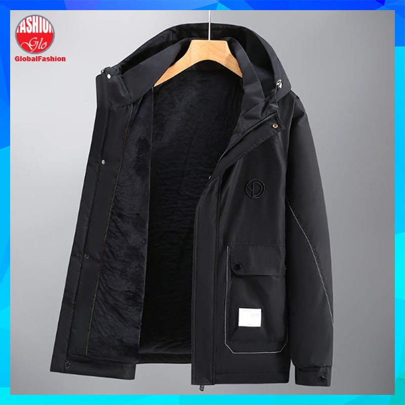 Plus Size Winter Jacket Men Baju Sejuk Jaket Lelaki Tebal Saiz Besar ...