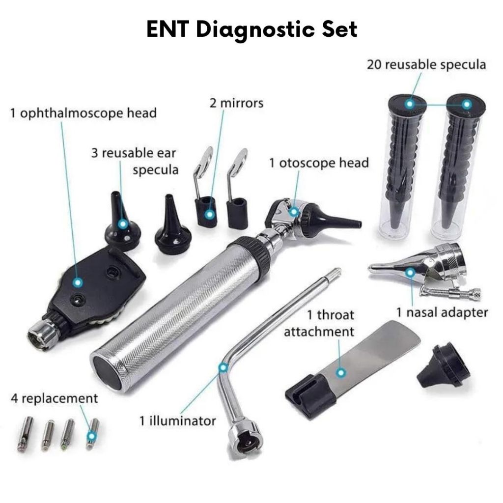 ENT Instruments Universal Diagnostic Set for Medical Students & Doctors ...