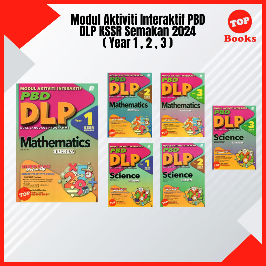[TOPBOOKS Sasbadi] Buku Latihan : Modul Aktiviti Interaktif PBD DLP Year 1 2 3 KSSR Semakan ...