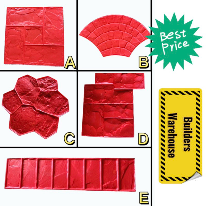 Stamp Imprint Concrete Mould / Acuan Simen 💥READY STOCK💥 | Shopee Malaysia