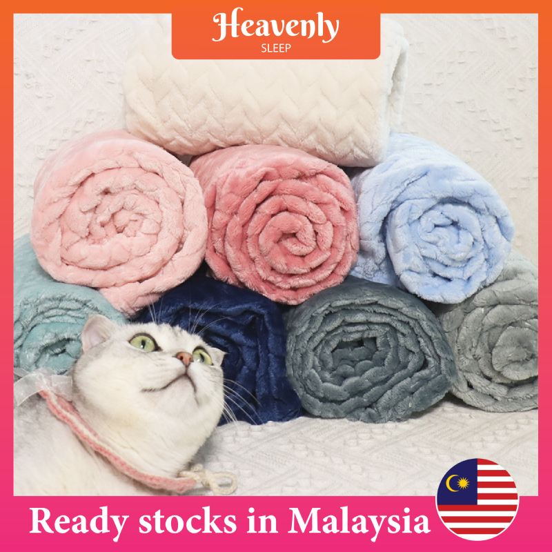 Keep Warm Flannel Blanket Thick Quilt Blanket Selimut Air Conditioning ...