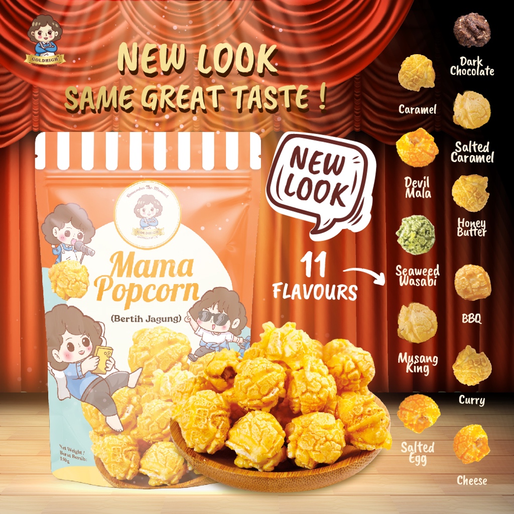 ♨️Goldhigh MAMA Popcorn爆米花🔥Direct HQ🔥Change NEW Packaging💰Super Deal ...