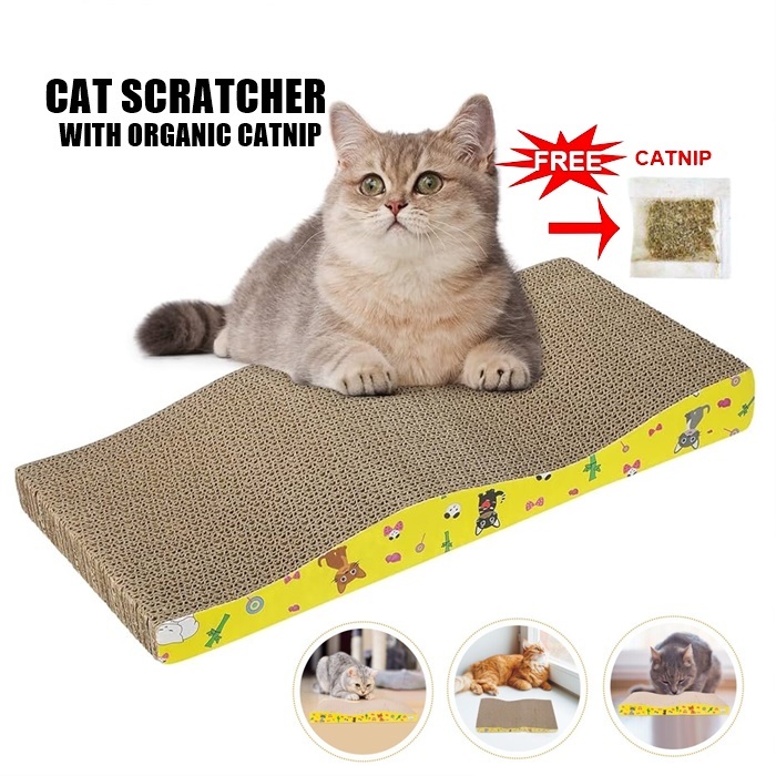 Cat Scratching Board Scratcher Tree Post Vertical Claw Grinding Device ...
