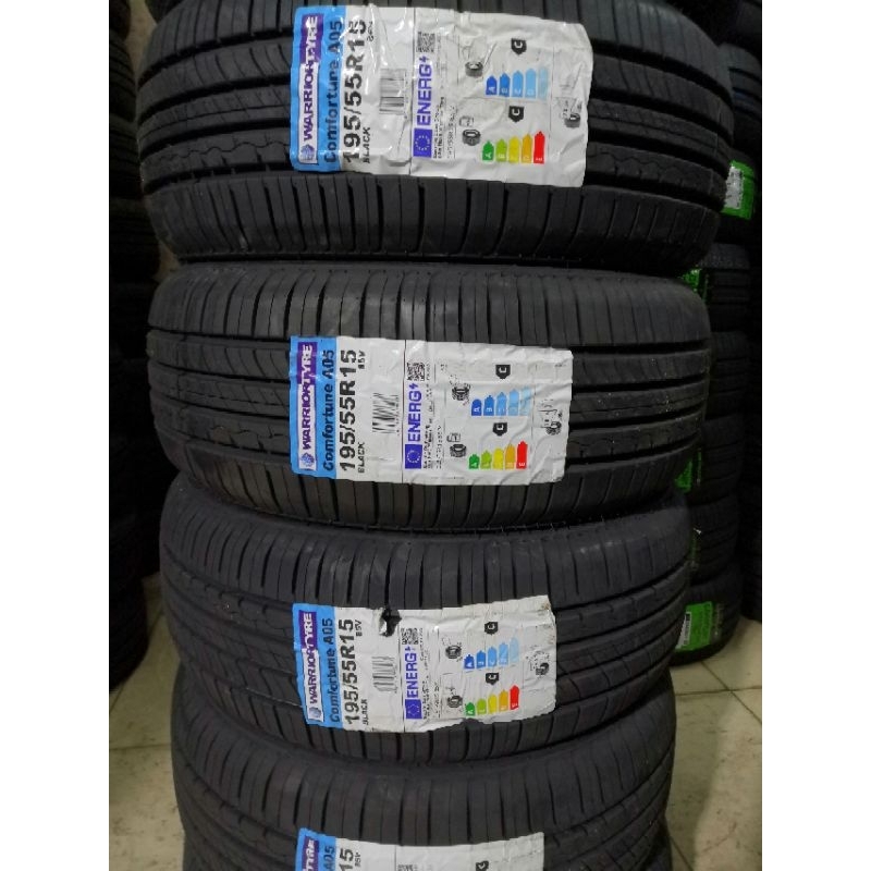 195/55/15 Warrior Comfortune A05 Tyre Tayar | Shopee Malaysia