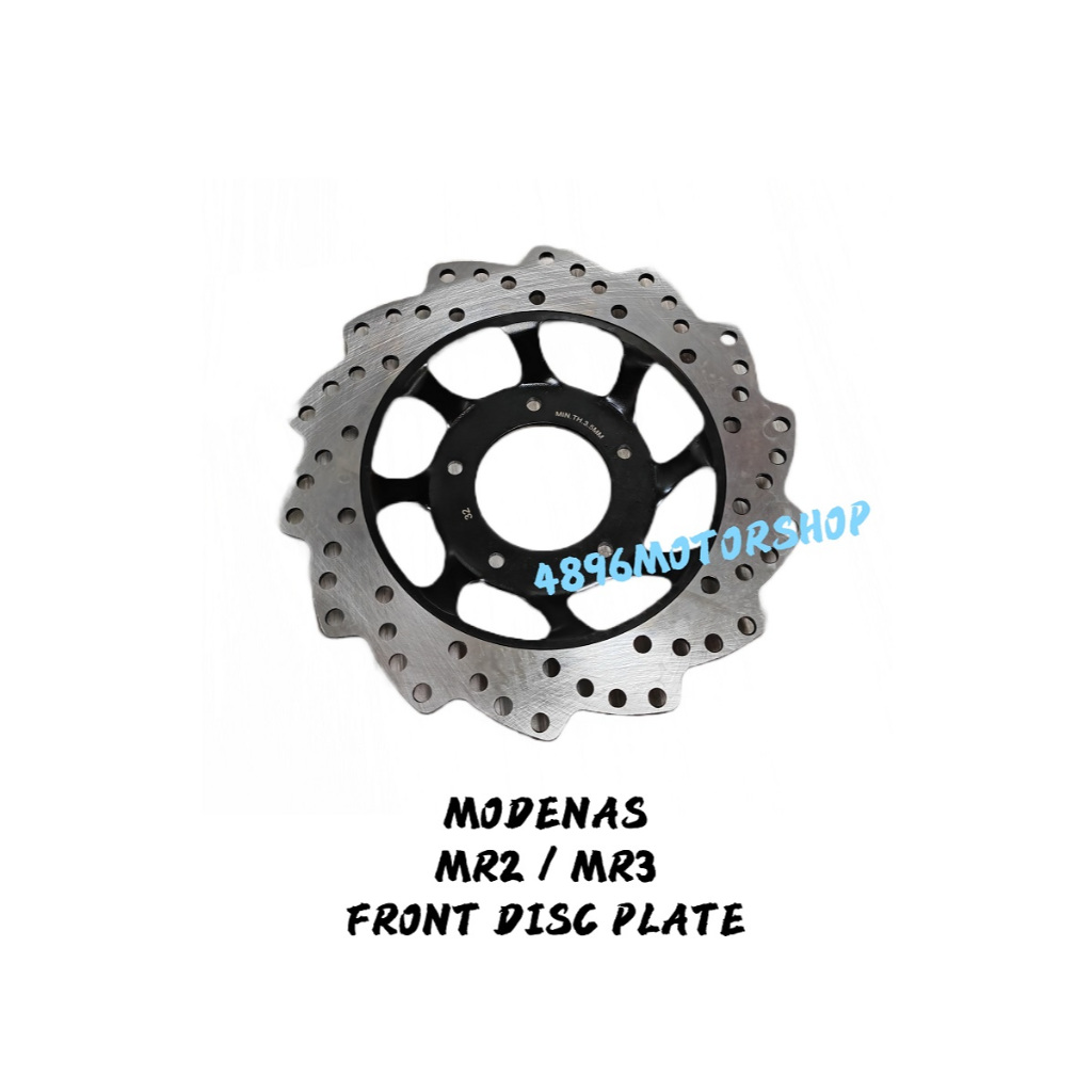 MODENAS MR2 MR3 MR 2 3 KRISS110 EURO 3 STANDARD FRONT DISC PLATE ...
