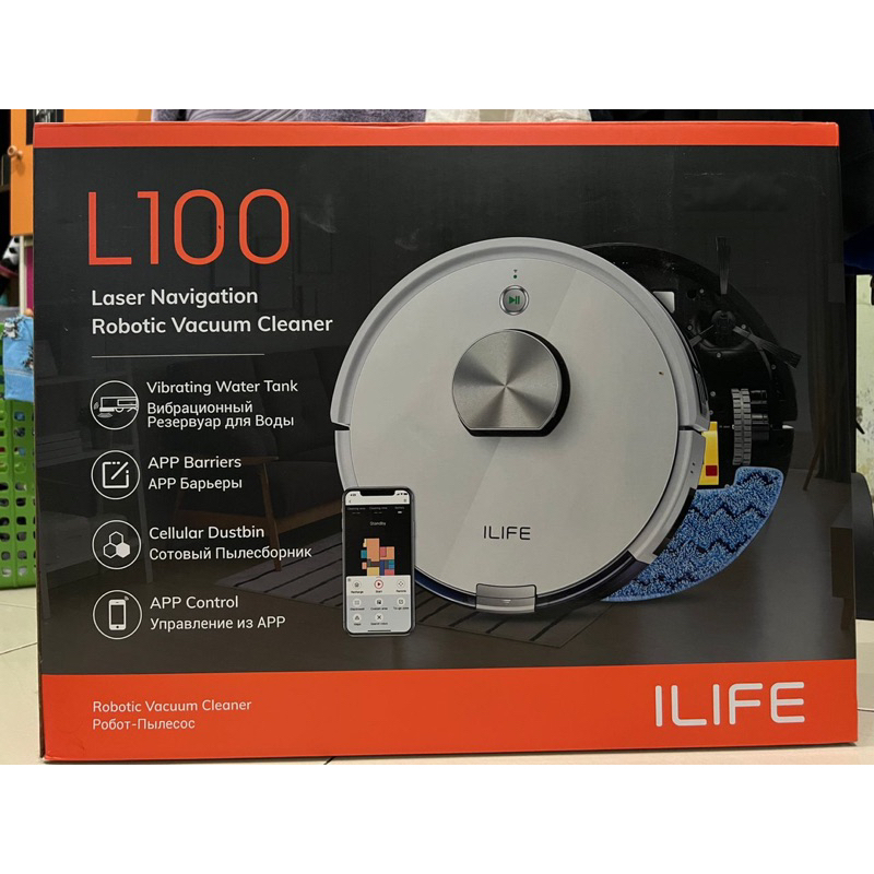 ILIFE L100 Laser Vacuum Robot BARU | Shopee Malaysia