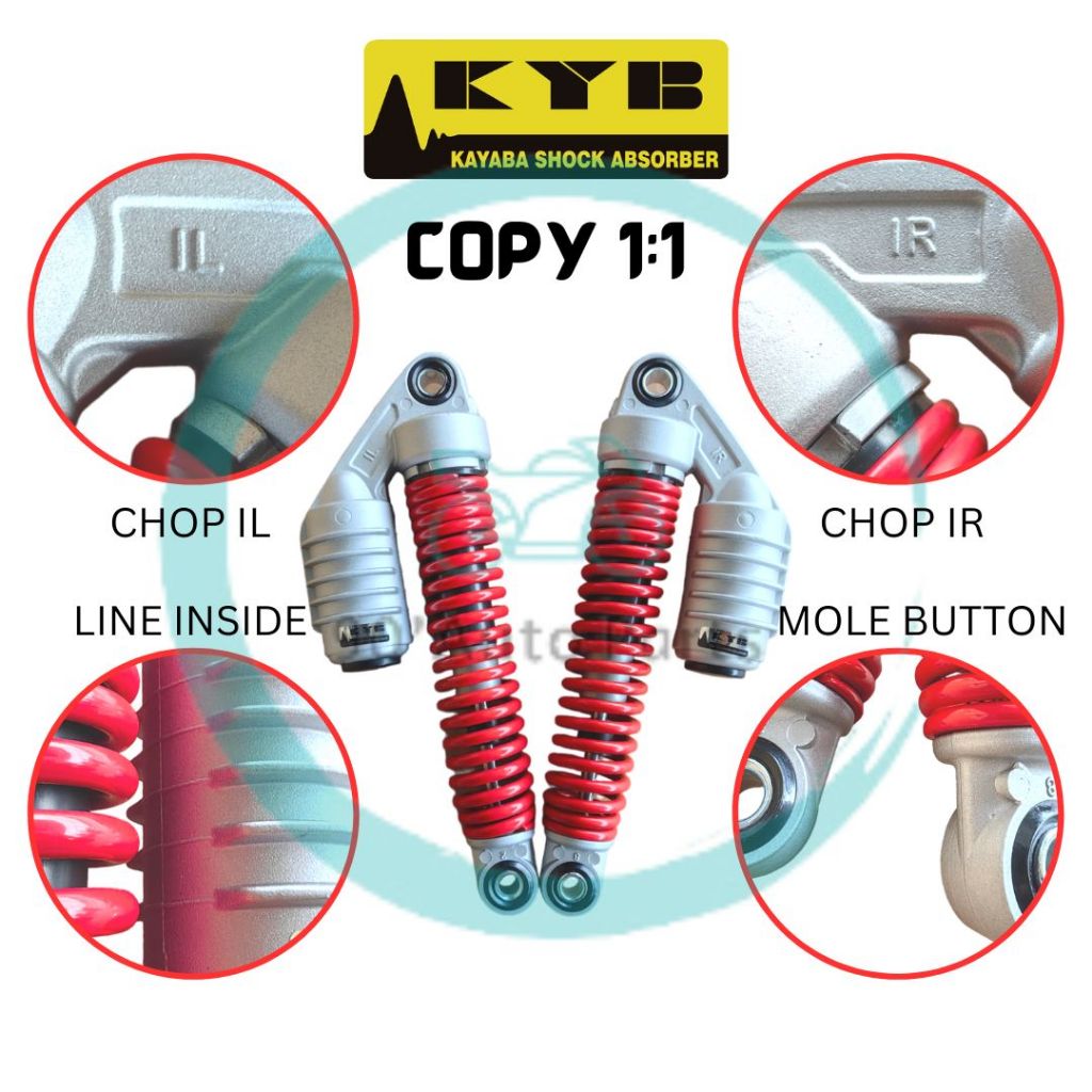 [ LIMITED ] SHOCK ABSORBER ORIGINAL KAYABA A CLASS MOTOR YAMAHA Y110 ...