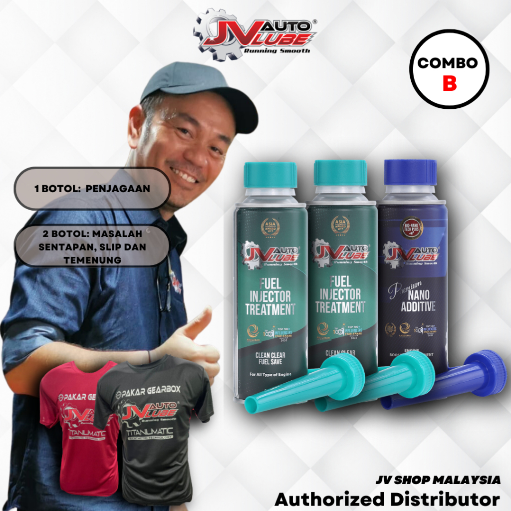 COMBO B JV AUTO LUBE PENJAGAAN ENGINE | Shopee Malaysia