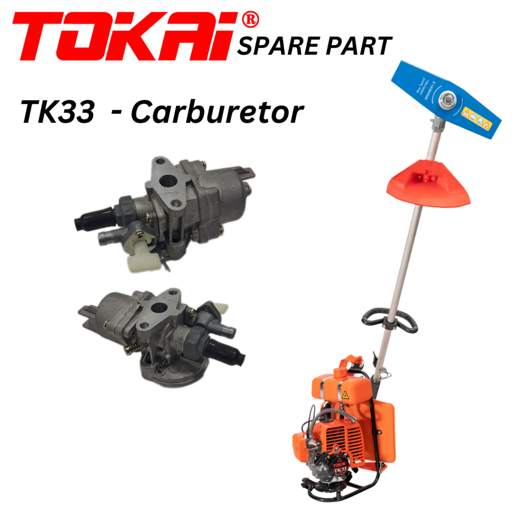 TOKAI TK33 Brush Cutter [Spare Part] - Carburetor | Shopee Malaysia