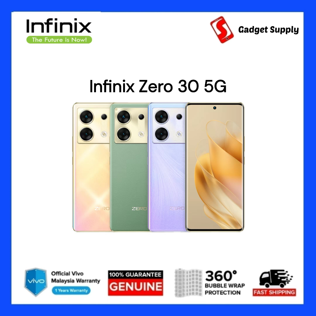 Infinix Zero 30 5G | 21GB(12+9) RAM 256GB ROM | Shopee Malaysia