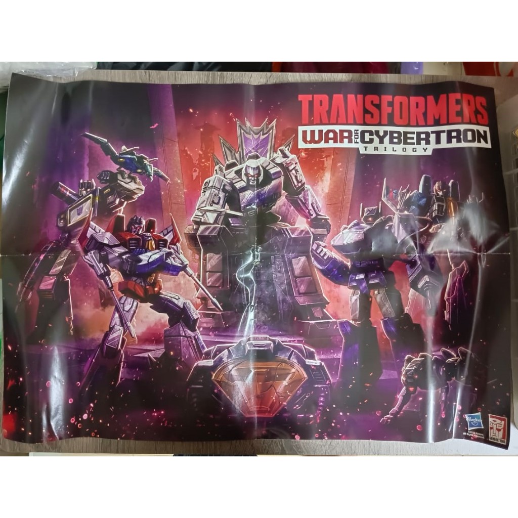 HASBRO Transformers War For Cybertron Trilogy Poster (A3 SIZE) | Shopee ...