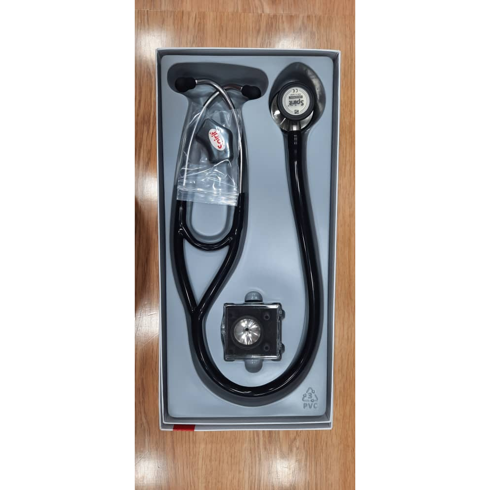 SPIRIT Triplexcon Deluxe Cardiology Stethoscope - Navy Blue CK-SS747PF ...