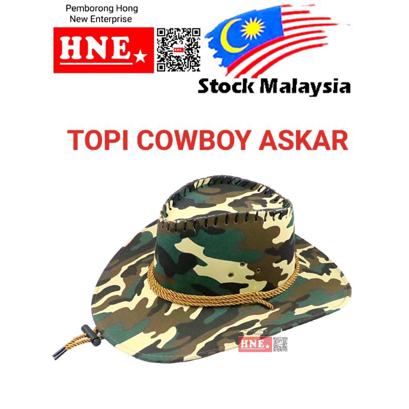 Topi cowboy ASKAR hat/cowboy style/labour Hat | Shopee Malaysia