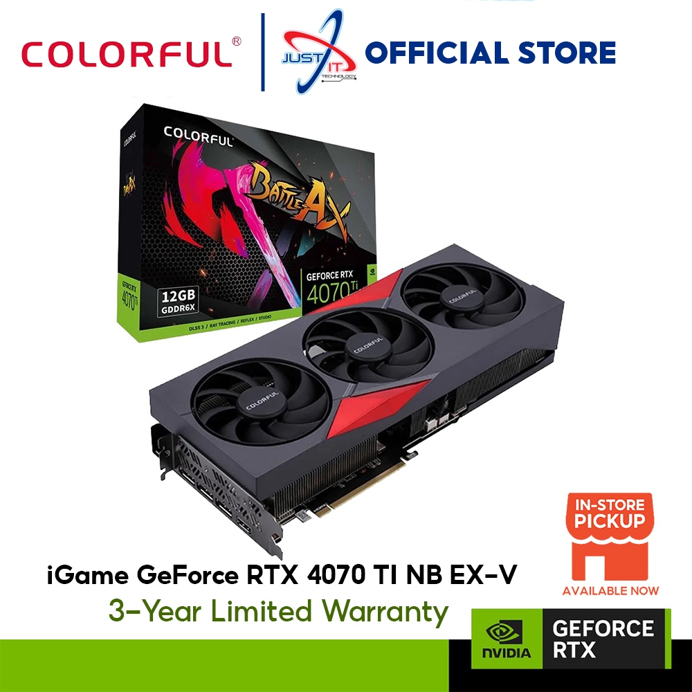 COLORFUL Gaming GeForce RTX4070 TI NB EX-V 12GB 192BIT GDDR6X Graphics Card | Shopee Malaysia