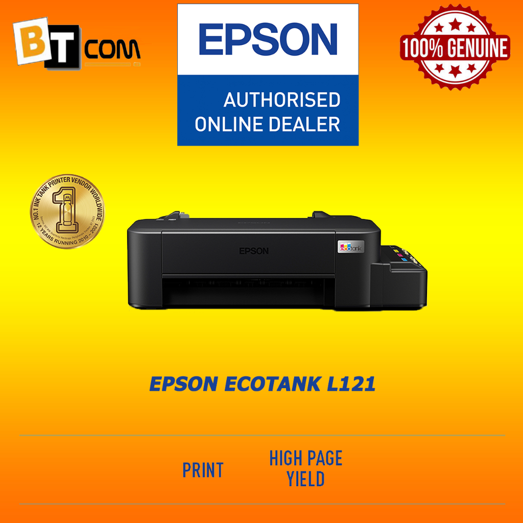(PRE-ORDER 14DAYS) Epson EcoTank L121 Ink Tank Printer | Shopee Malaysia