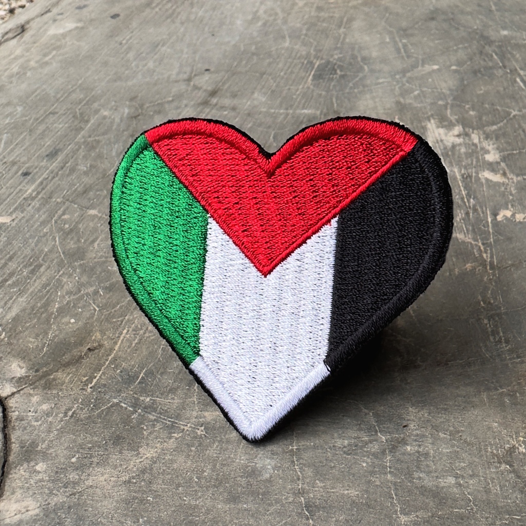 Palestine Flag & Palestin Solidarity Embroidered Patch | Shopee Malaysia