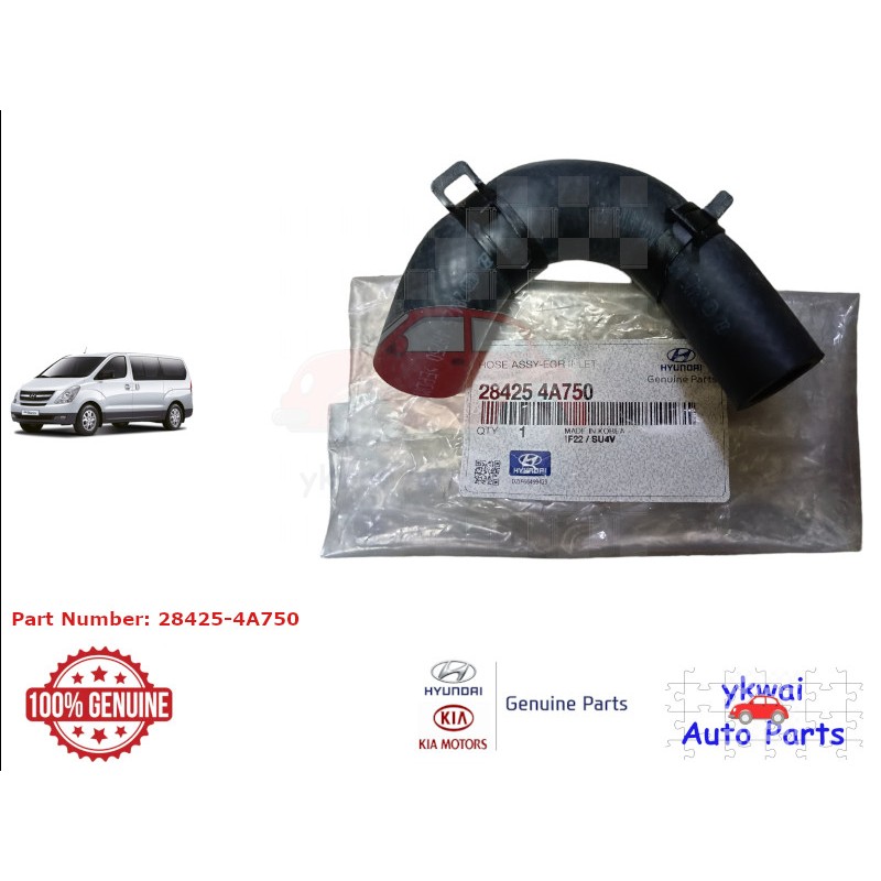 Genuine Hyundai EGR Inlet Hose for Hyundai Grand Starex (A2) - 28425 ...
