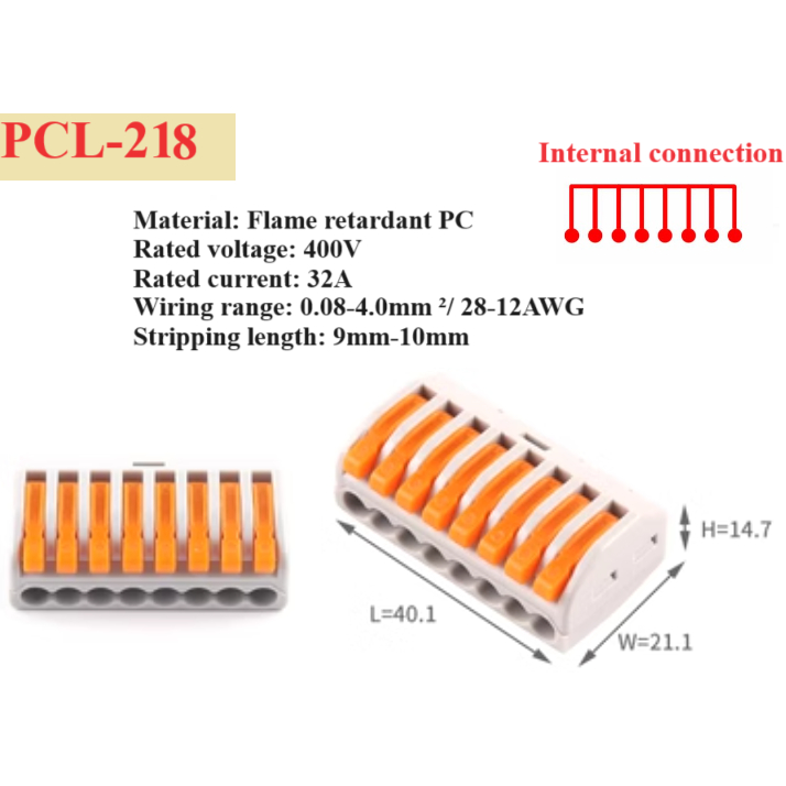 PCT SPL Fast connector Wire Connector Quick Connector Mini Fast Wire ...