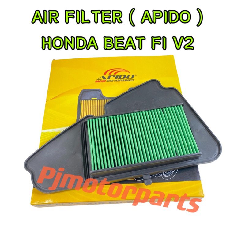 HONDA BEAT Fi V2 / BEAT110 Fi V2 ( ORIGINAL APIDO ) AIR FILTER / AIR ...