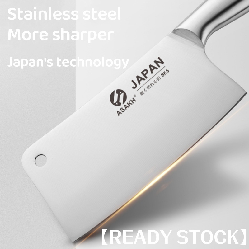 【READY STOCK】Japanese stainless steel cutting knife kitchen knife 304 ...