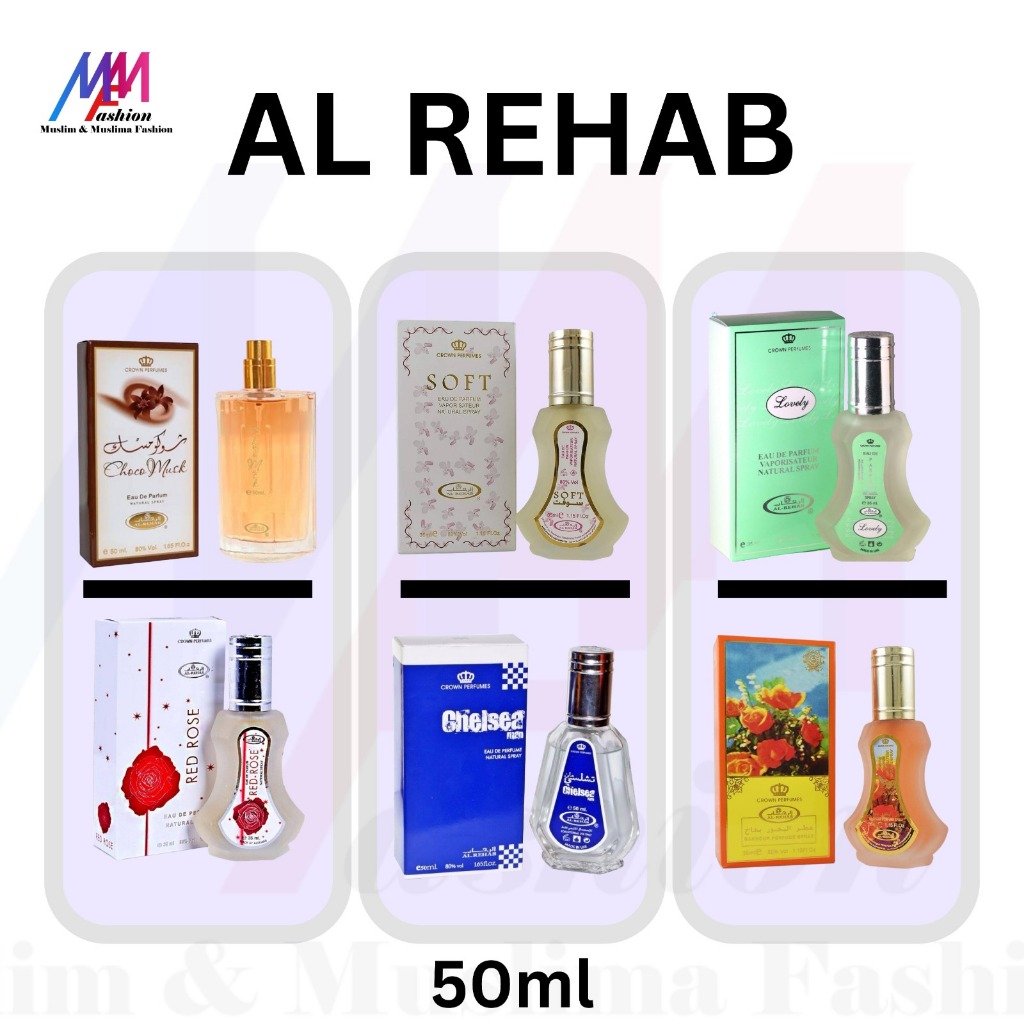 Travel Arabian Perfume Spray Al Rehab 50/35ml Collection Murah Original ...