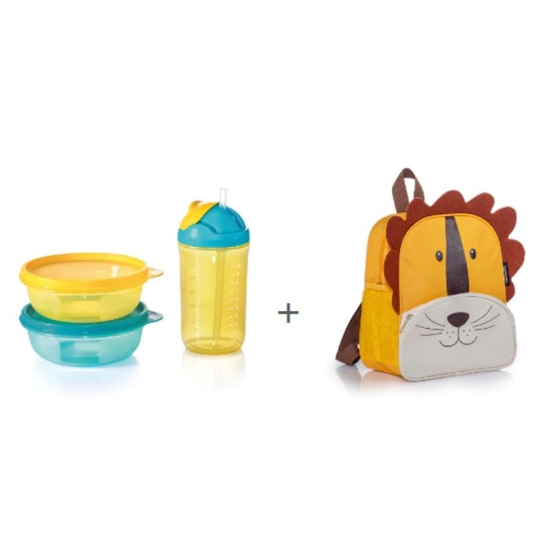 Tupperware Snackventure Set / Modular Bowl 300ml / Twinkle Straw ...