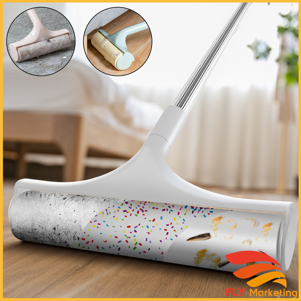 Sticky Lint Roller Detachable Dust Hair Pet Fur Remover Bulu Baju Cover ...