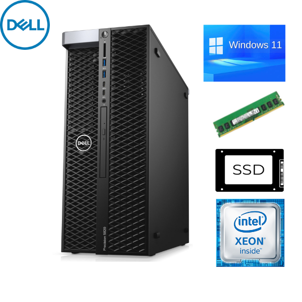 Dell Precision Tower 5820 Workstation Single Processor Intel Xeon W2135 ...