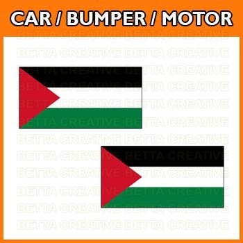 Palestine Flag - Car Sticker / Bumper Sticker / Motor Sticker | Shopee ...