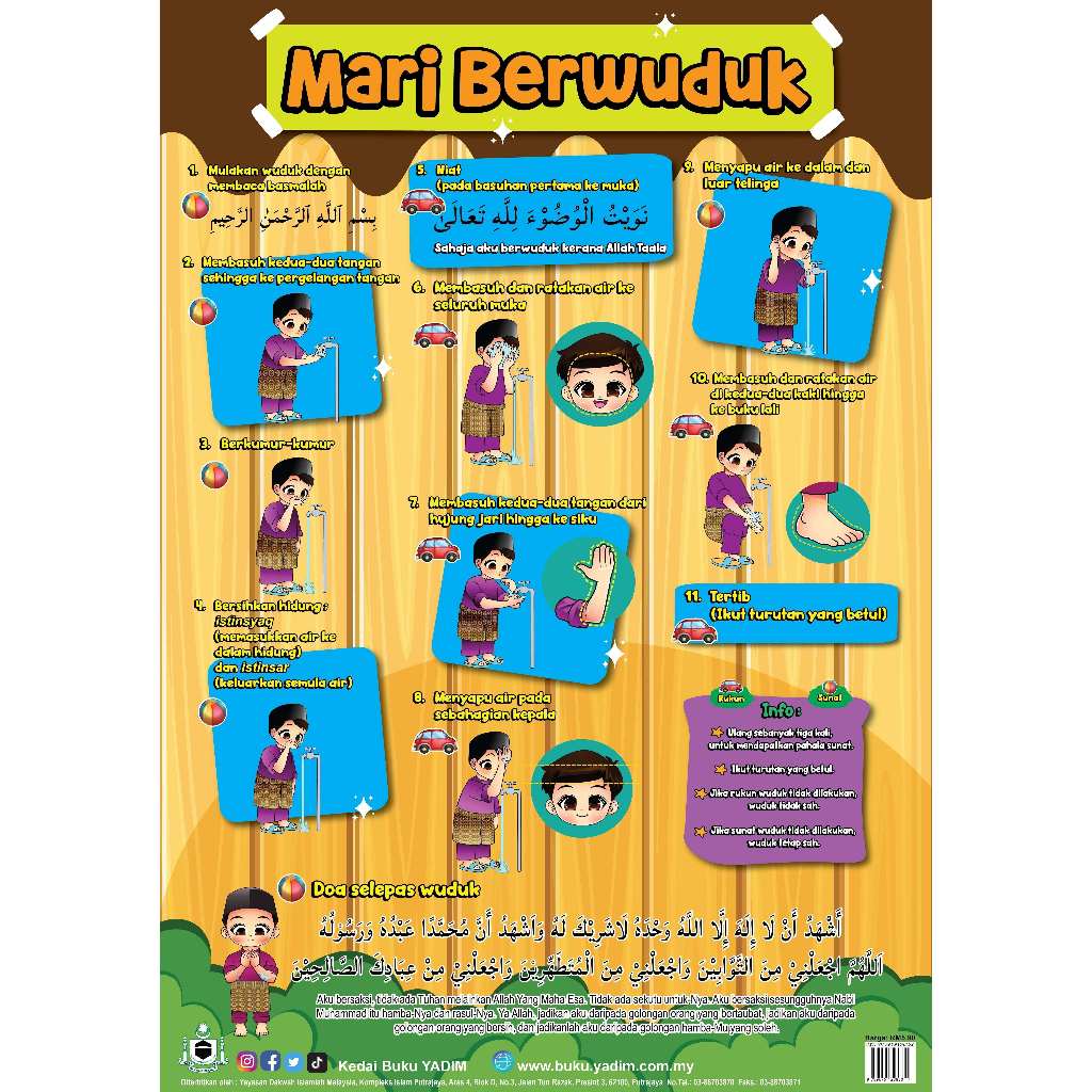 POSTER MARI BERWUDUK (UMUM) | Shopee Malaysia