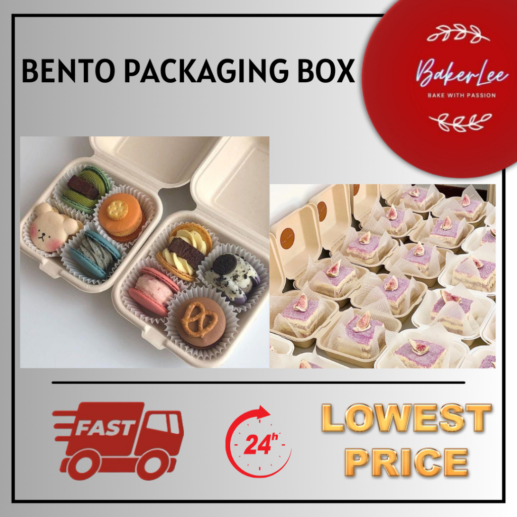 10PCS/50PCS 4INCH SMALL PAPER BENTO CAKE BOX | PAPER BOX | DISPOSABLE ...