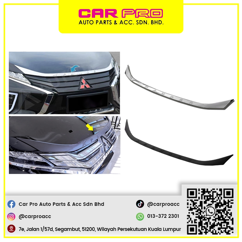Mitsubishi Xpander 2017 - 2025 Bonnet Lid Emblem Chrome / Matte Black ...