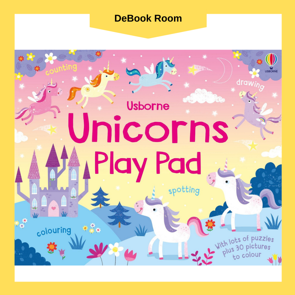 Usborne Unicorns Play Pad | Shopee Malaysia