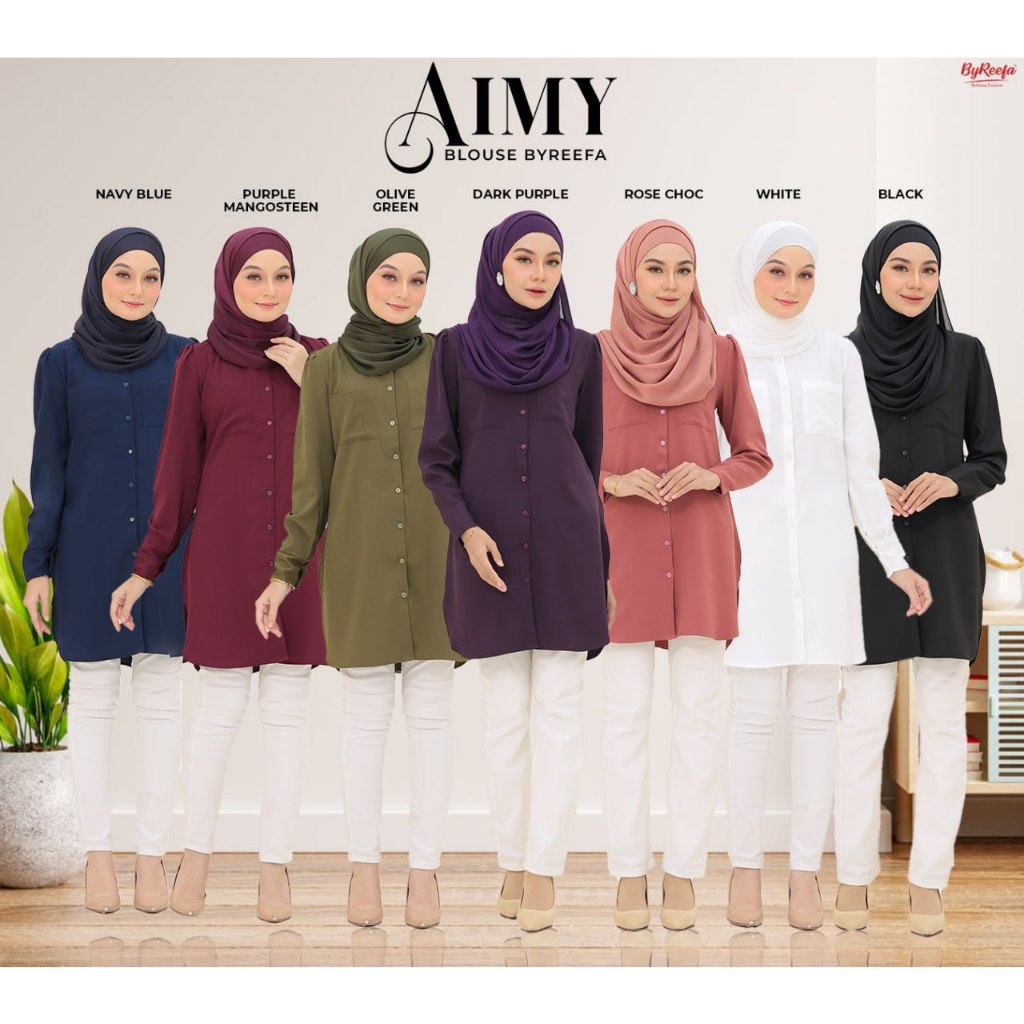 Blouse Aimy ByReefa Collection | Shopee Malaysia