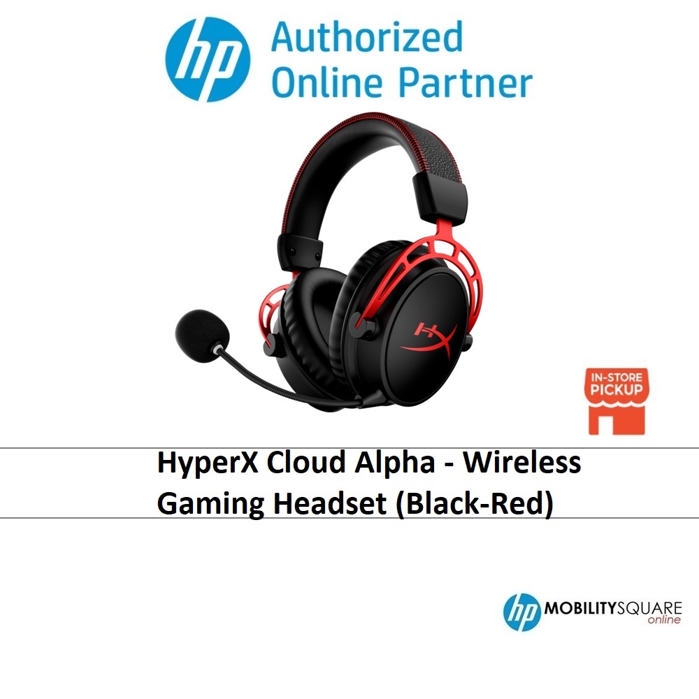 HyperX Cloud Alpha - Wireless Gaming Headset (Black-Red) - 4P5D4AA ...