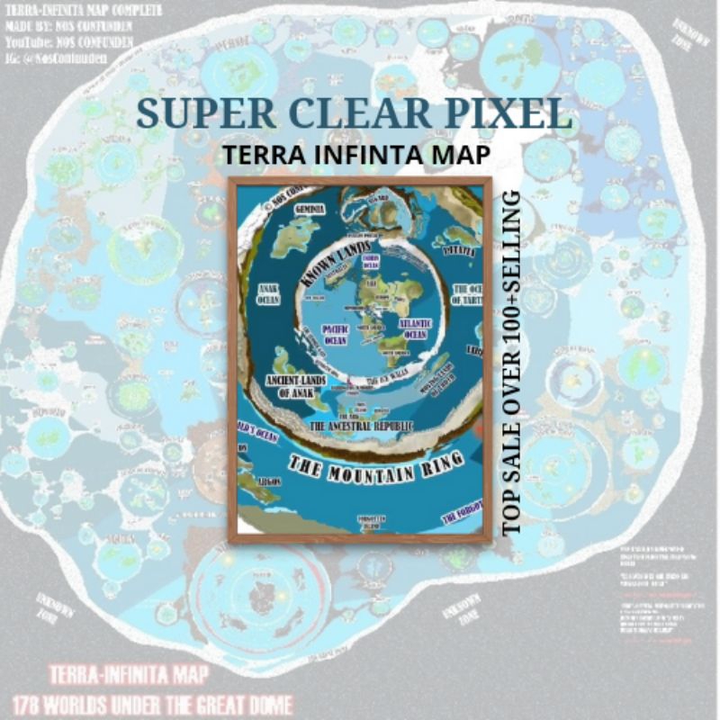 ( PICTURE only !!) TERRA INFINITA MAP original clear PIXEL | Shopee ...