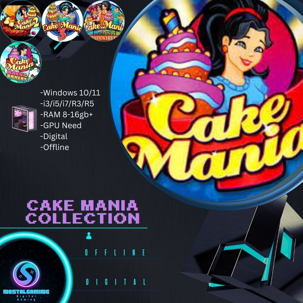 [Pc Game][Digital] Cake Mania Collection | Shopee Malaysia