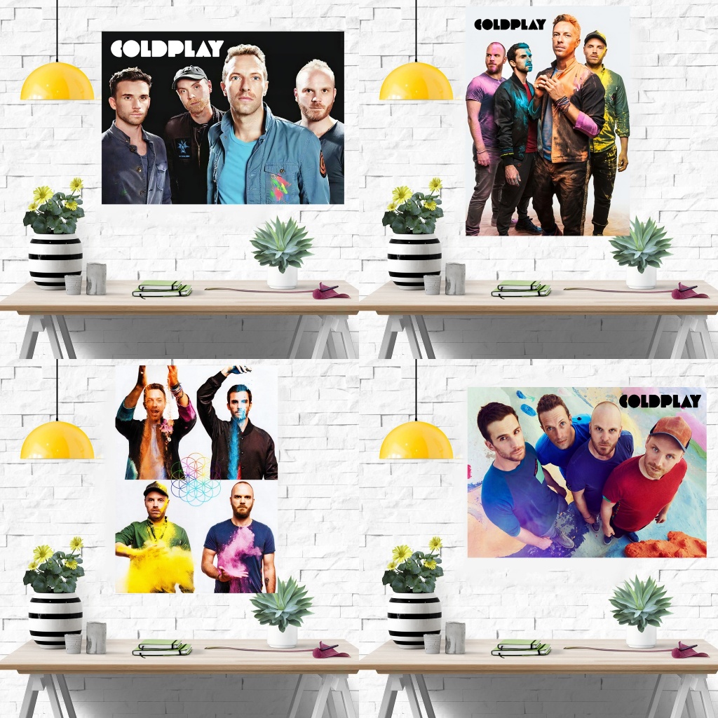 Coldplay A3 Poster & A3 Frame Wall Decoration | Shopee Malaysia