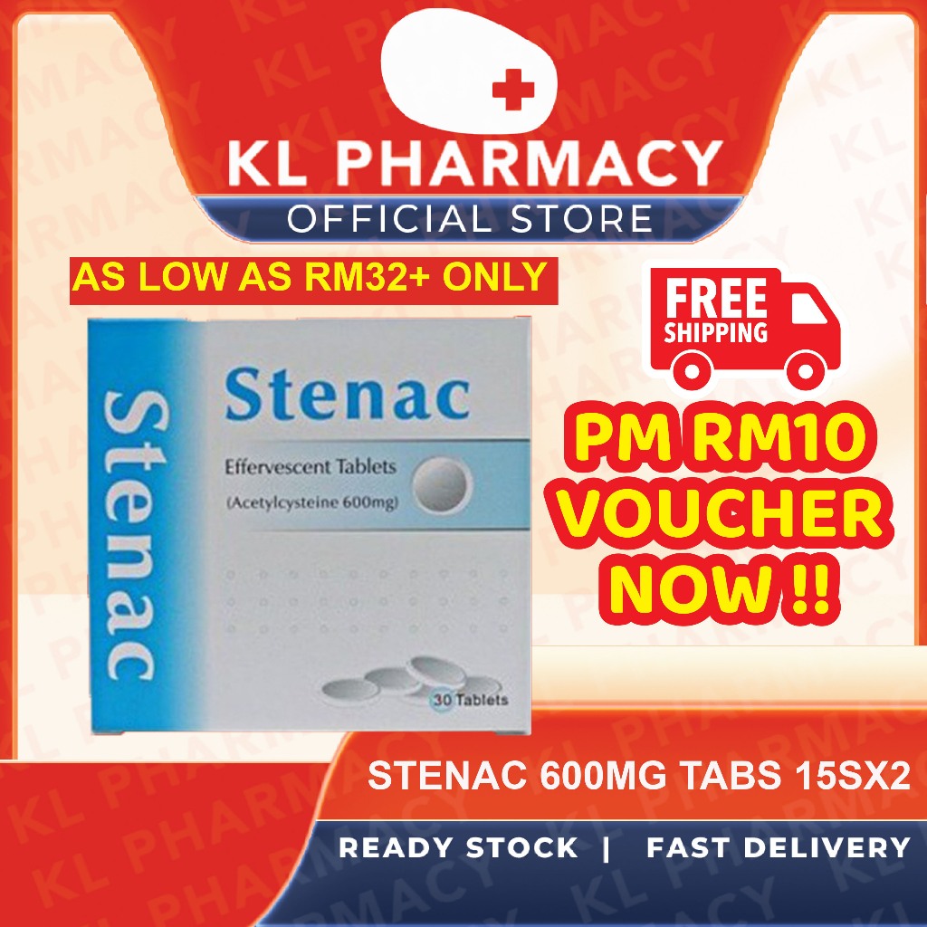 STENAC 600MG TABS 30s | Shopee Malaysia