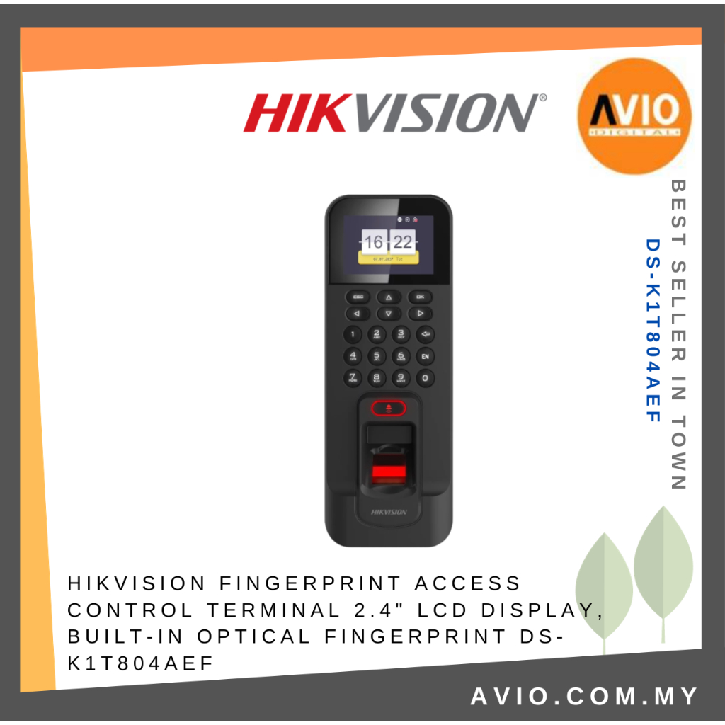 Hikvision Fingerprint EM RFID ID Card Password Door Access Control Time ...