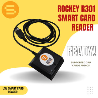 ROCKEY301 R301 FEITIAN DUAL INTERFACE MYCARD SMART CARD READER | Shopee ...