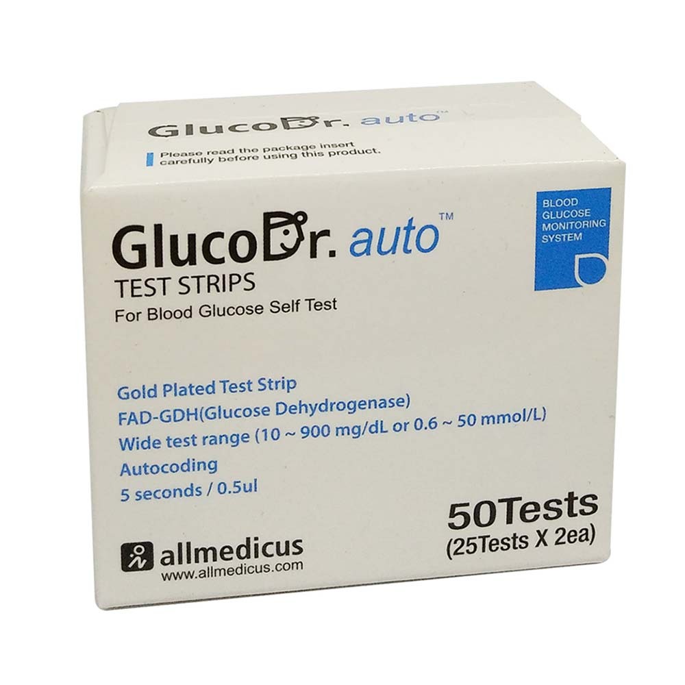 Gluco Dr Auto A Test Strips ( 25s / 2x25s ) EXP: 6/2026 | Shopee Malaysia