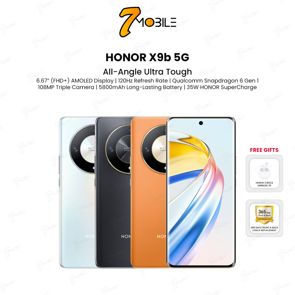 HONOR X9b 5G [12GB RAM + 256/512GB ROM] - Original HONOR Malaysia | Shopee Malaysia