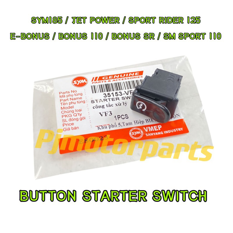 SYM185/ JET POWER/ E BONUS 110/ BONUS SR/ SM SPORT/ SPORT RIDER 125/SYM ...