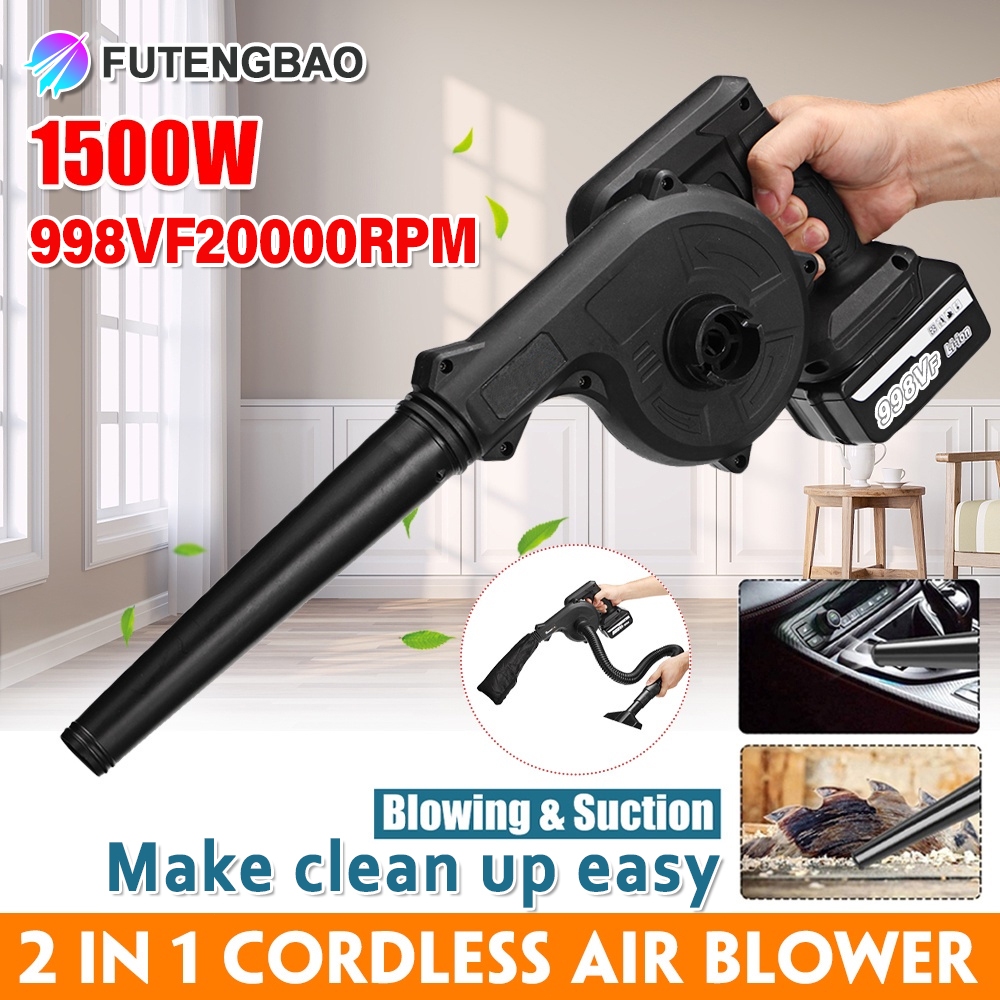 2 In 1 Rechargeable New Cordless Blower Electric Air Vacuum Cleaner 2 ...