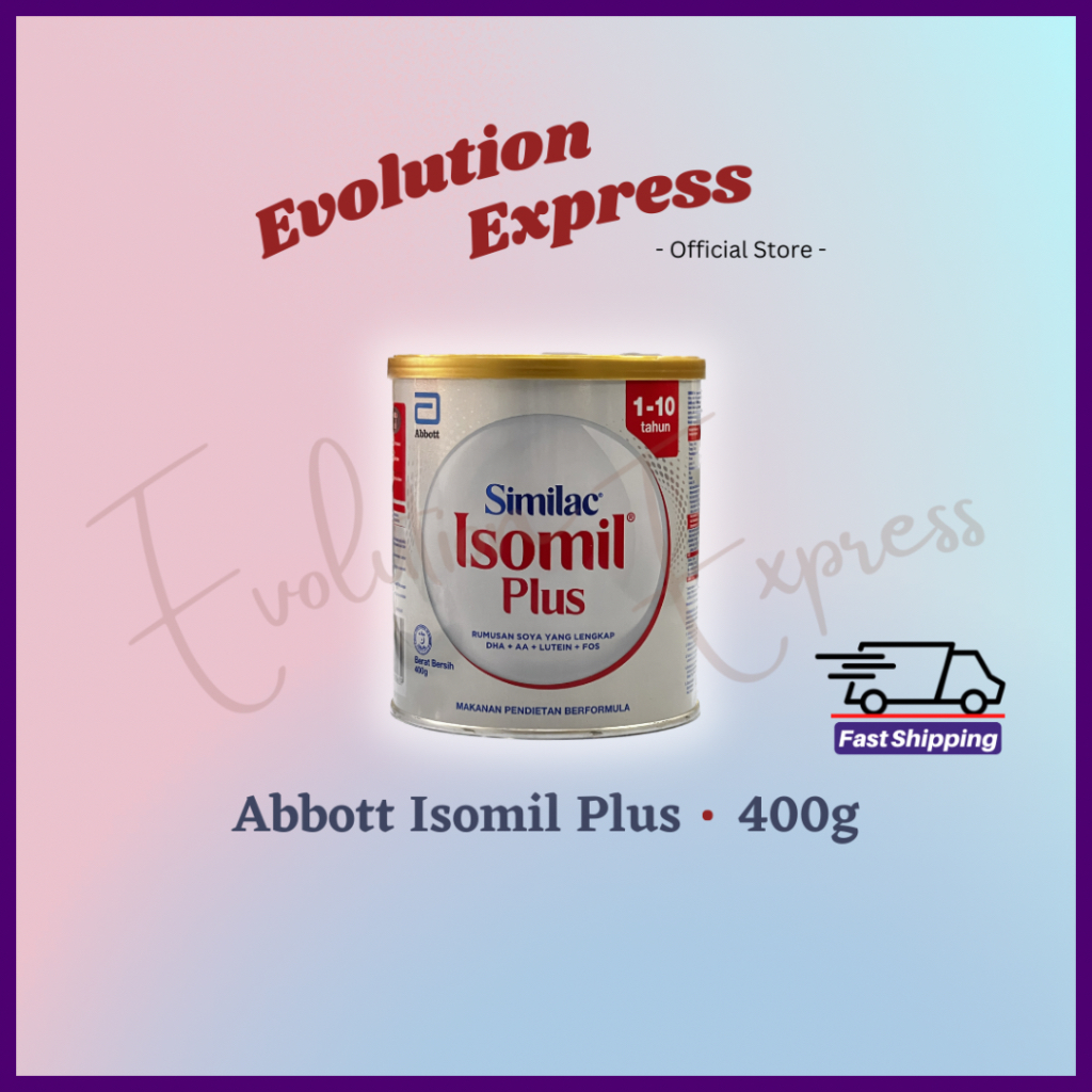 [Abbott] Isomil Plus 1-10 Years Old Soy Milk (400g) EXP 5/2025 | Shopee ...