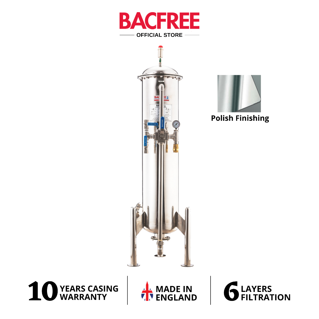 BACFREE ER28S Stainless Steel 304 Polished Finishing Outdoor Water ...
