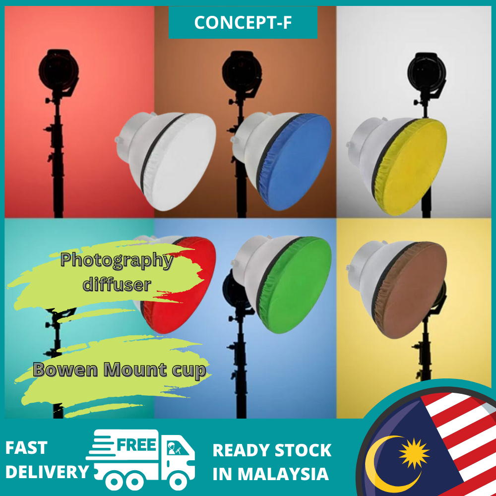 🔥READY STOCK🔥Proocam BSD-WH white soft diffuser for Bowen Mount cup ...